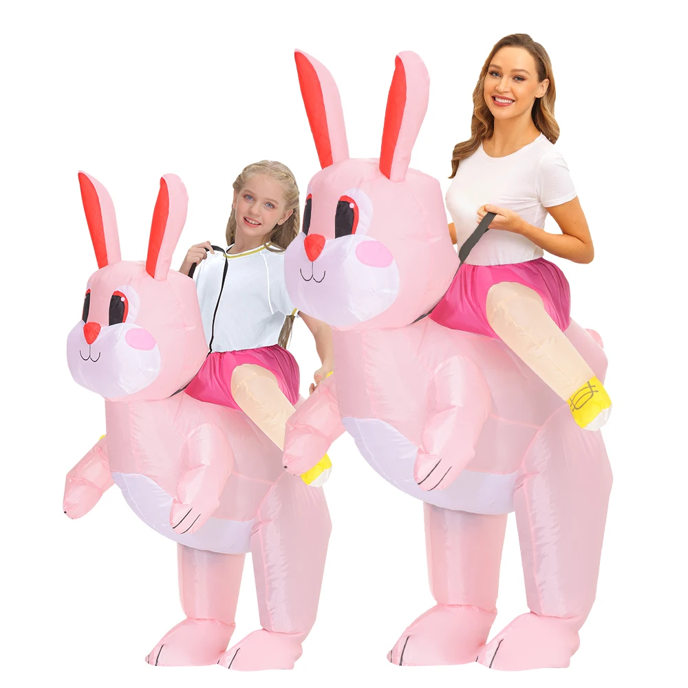 Adult-Kids-Bunny-Rabbit-Inflatable-Costume-Anime-Mascot-Performance ...