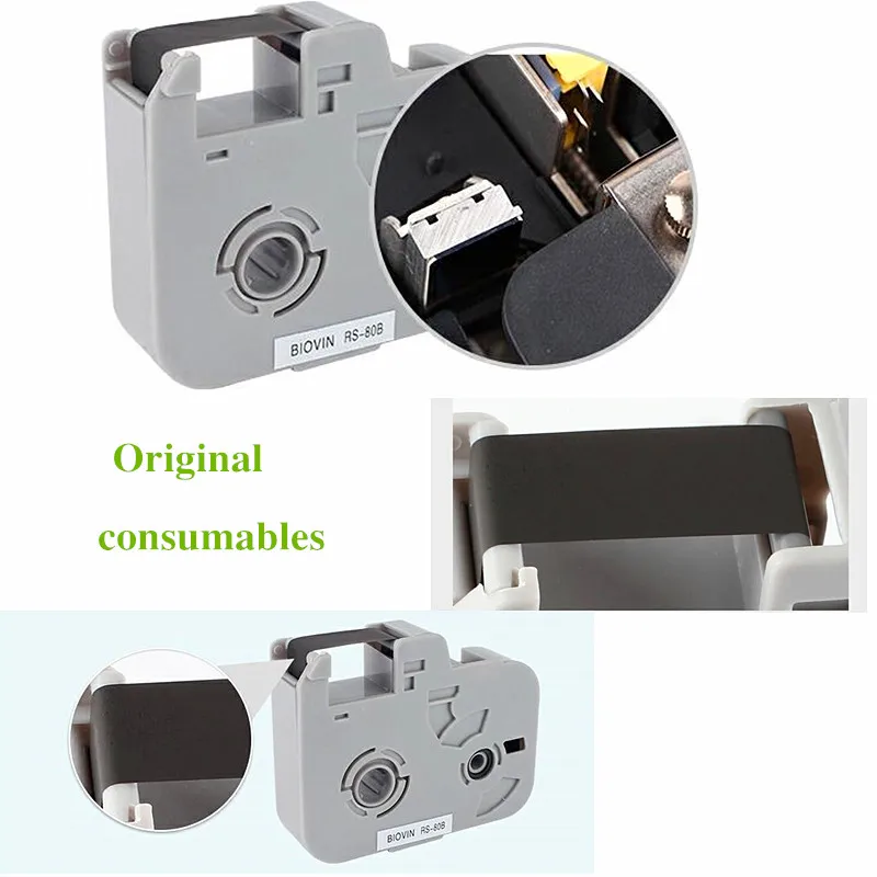 Hot Verkoop Biovin Buis Id Printer Inkt Cartridges Lint RS 80B Voor ...