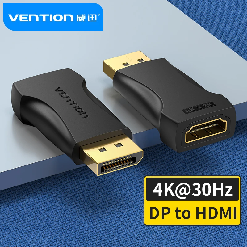 Vention-DP-to-HDMI-Adapter-4K30Hz-Display-Port-Male-to-HDMI-Female ...