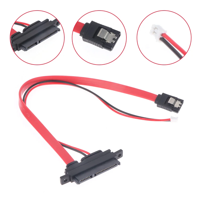 2-in-1 7Pin SATA DATA + 2Pin FDD Floppy Power Combo 7+15 Pin 22P SATA ...