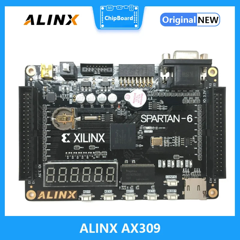 ALINX AX309: XILINX Spartan 6 XC6SLX9 FPGA Development Board LX9ระดับ Study Card| | - AliExpress