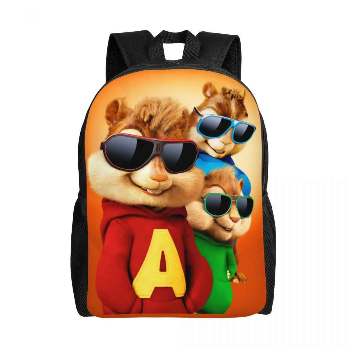Personalized-Alvin-Seville-Theodore-Simon-Backpacks-Women-Men-Basic-Bookbag-for-College-School ...