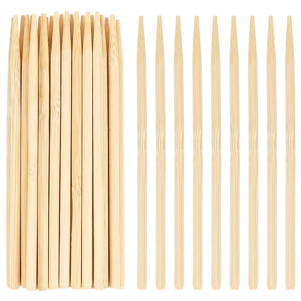 100 Pcs Stylus Bamboo Stick Scraping Brush Child Tools for Kids Wooden ...