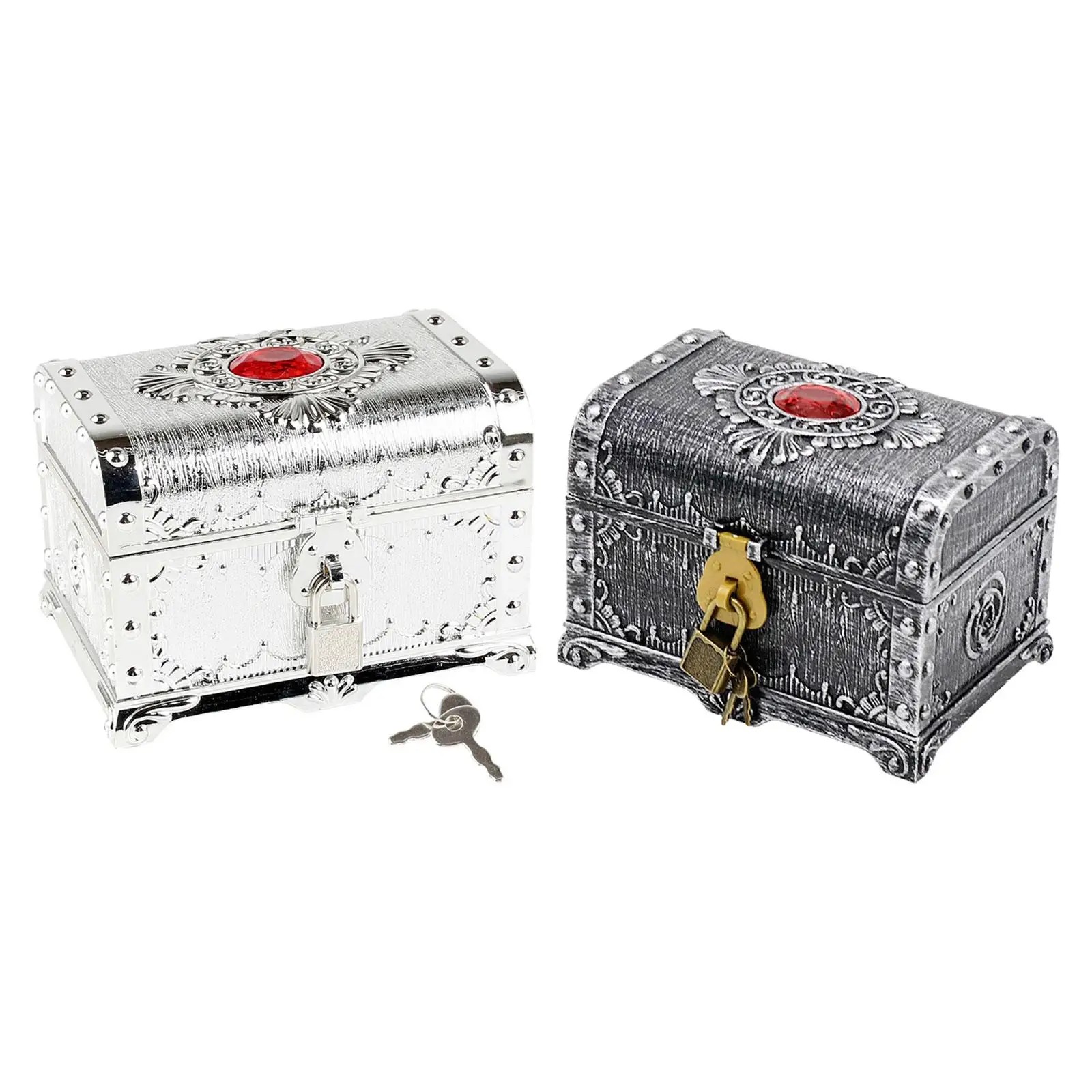 Pirate-Treasure-Chest-with-Lock-and-Key-Prize-Gift-Adventurous-Treasure ...