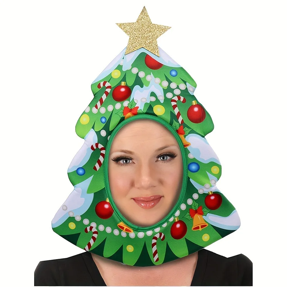 Christmas Tree Hat Funny Christmas Hat Novelty Santa Hat Crazy Hats ...