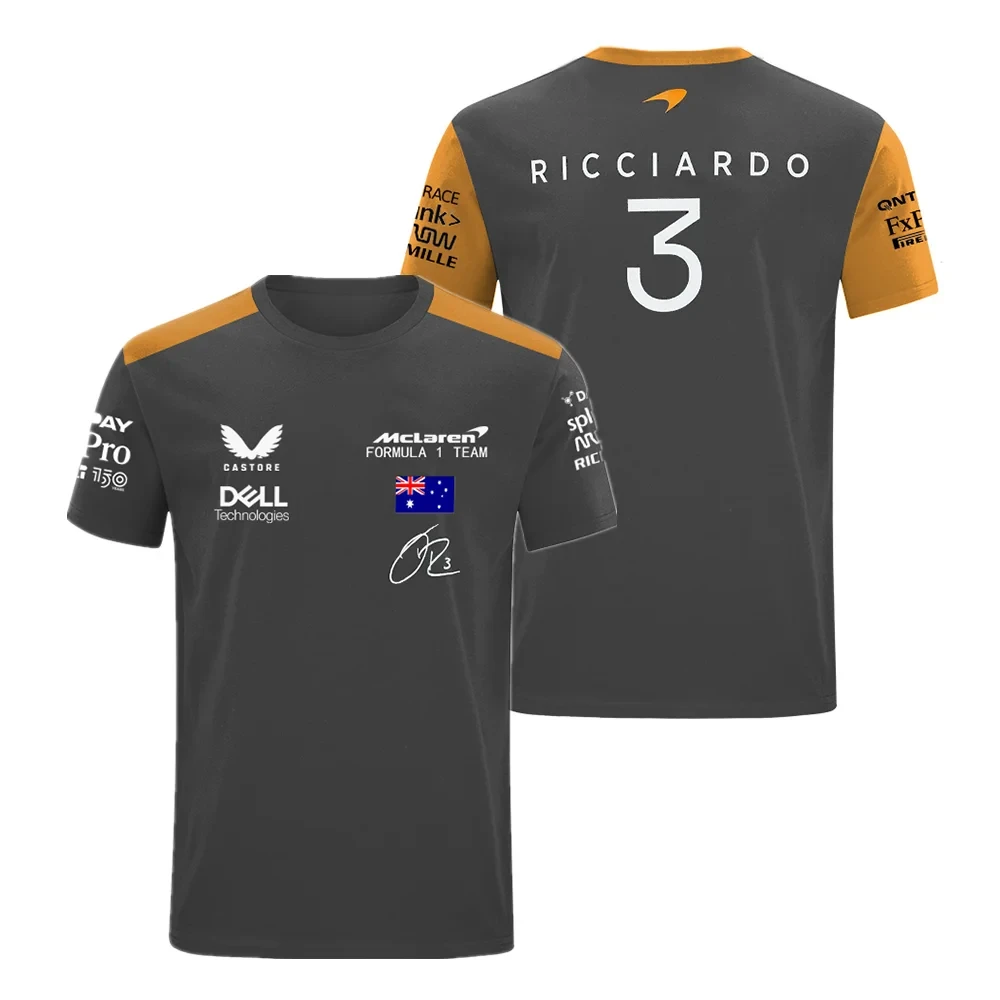 Camiseta-de-F1-para-hombre-su-ter-de-manga-corta-para-deportes-al-aire ...