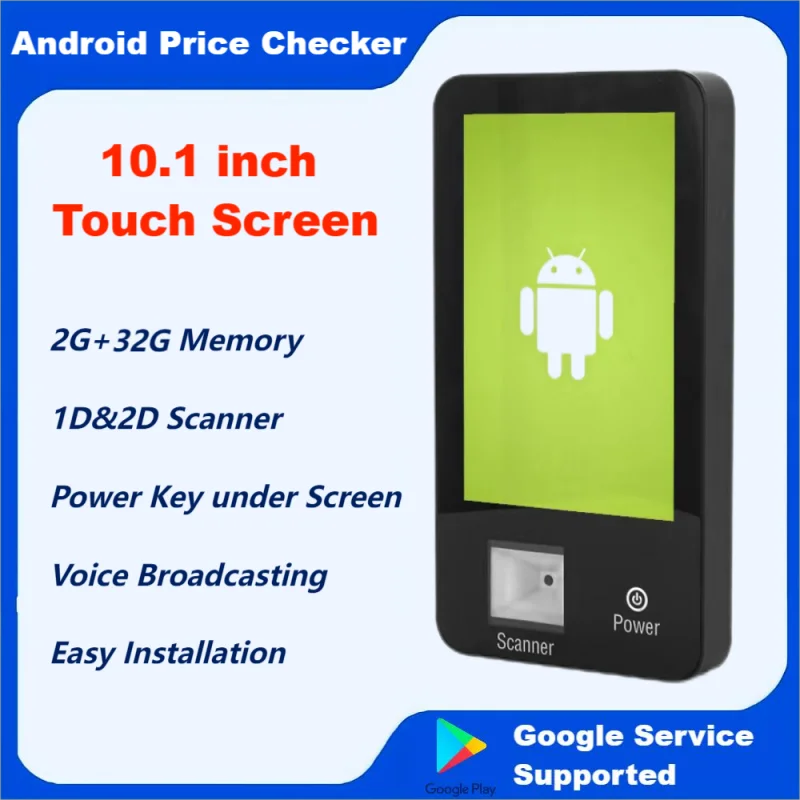 10-1-Inch-Vertical-Screen-Price-Checker-Wall-Mount-Android-11-Self ...