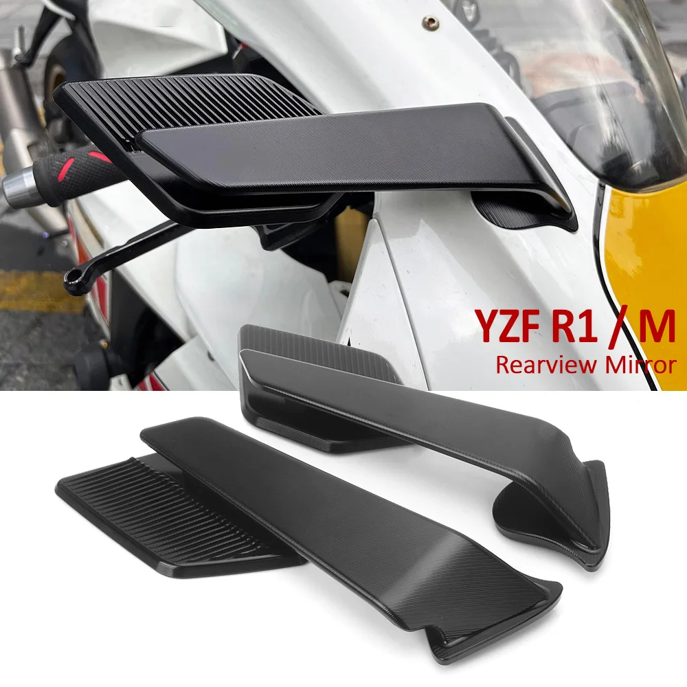 Motorcycle Accessories Mirrors Stealth Max Winglets Mirror To Rotate ...