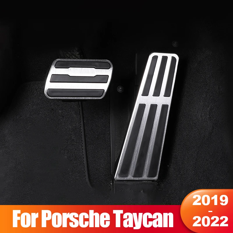 For Porsche Taycan 2019 2020 2021 2022 2022 Car Foot Pedal Fuel Accelerator Brake Pedals Cover ...