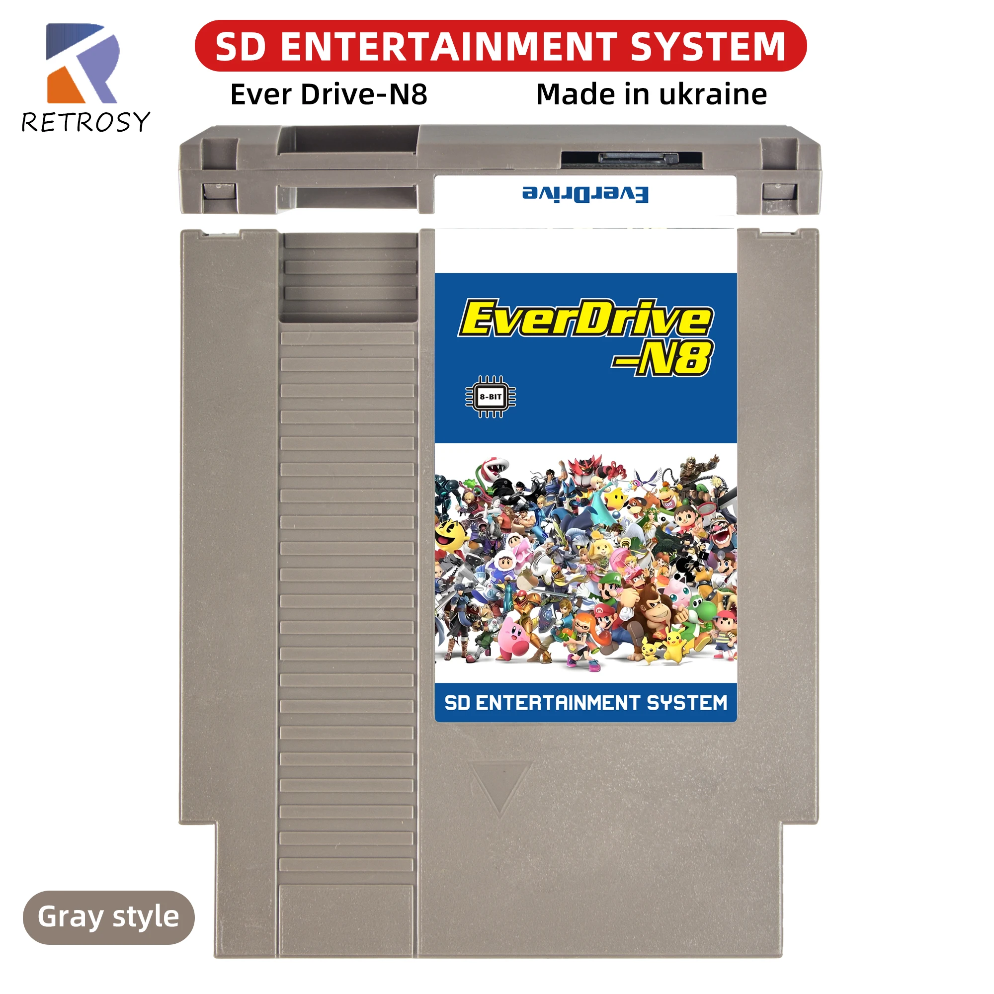 Console-de-jogos-com-Everdrive-Remix-vers-o-chinesa-para-NES-console-de ...