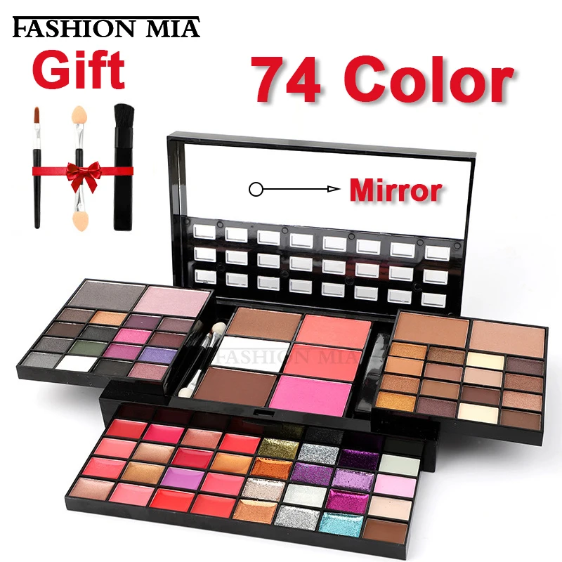 74-Color-Beginner-Makeup-Set-Box-Makeup-Kits-For-Women-Combination-Kit ...