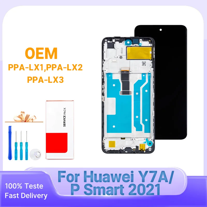 6.67" New Premium For Huawei P smart 2021 LCD Display Touch Screen ...