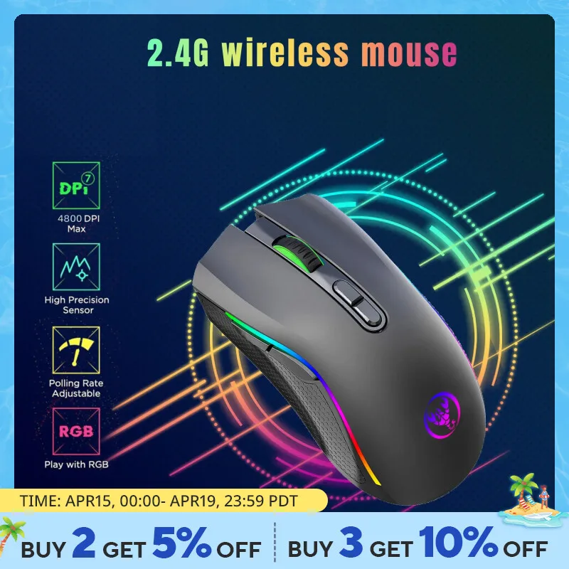 Wireless-Rechargeable-2-4G-Gaming-Mouse-RGB-Light-DPI-Adjustable-TYPE-C ...