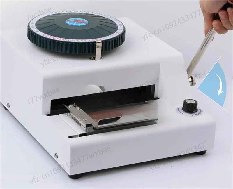 PVC-Manual-Surface-Embossing-Machine-VIP-Membership-Card-Typewriter ...