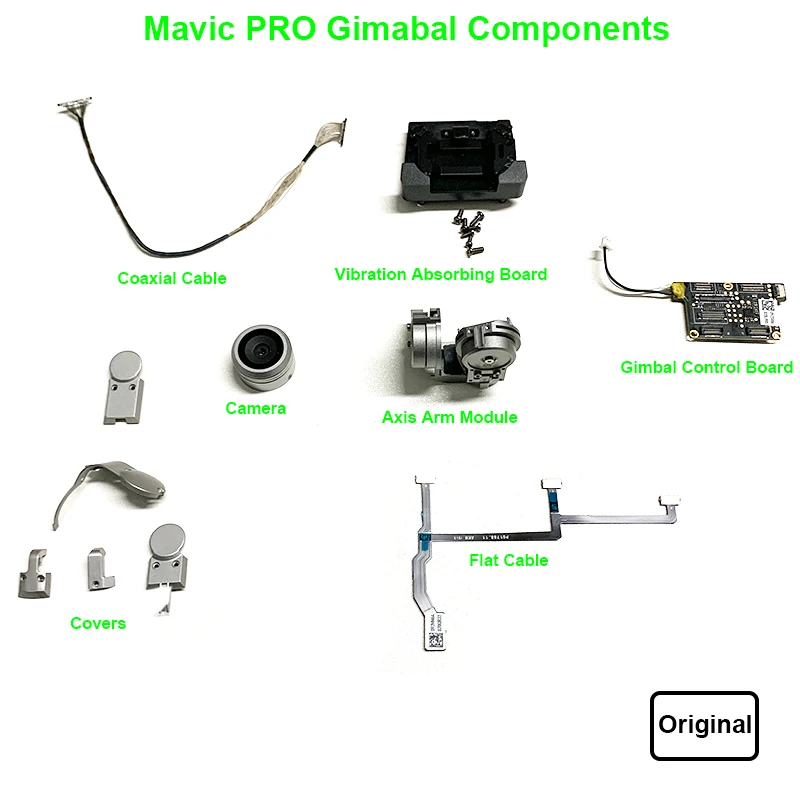Genuine-Mavic-Pro-Gimbal-Motors-Axis-Arm-PTZ-Cable-Coaxial-Line-Gimbal ...