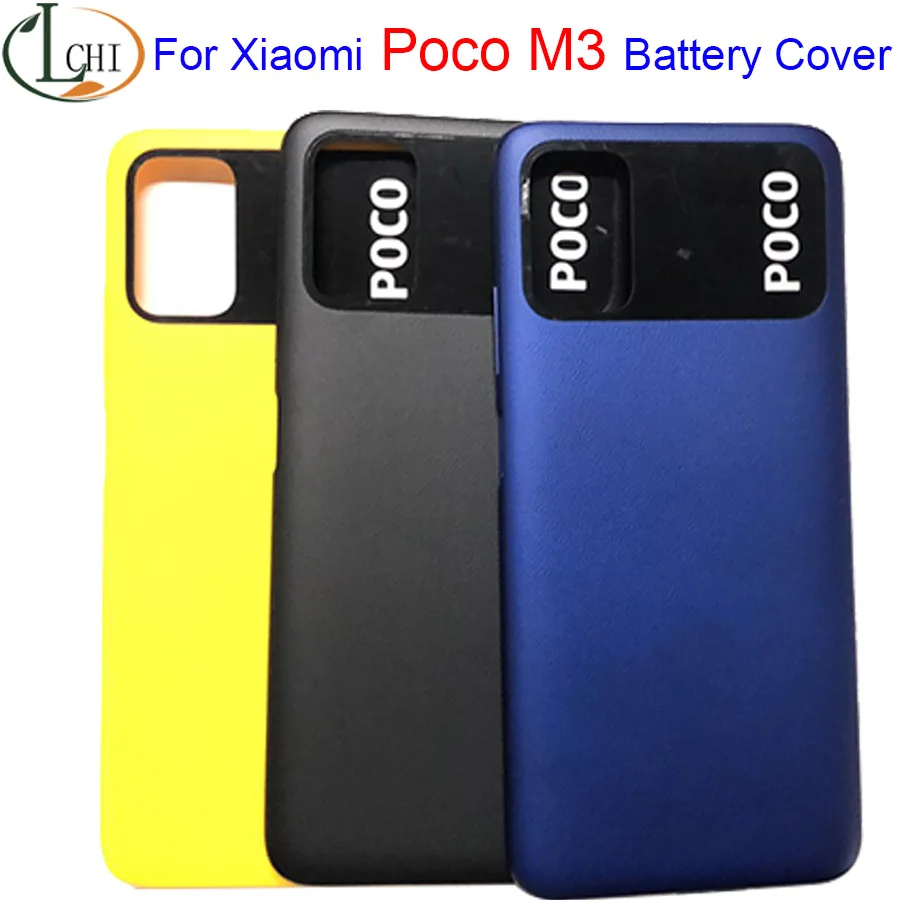 ORIGINAL-New-For-Xiaomi-Poco-M3-Battery-Cover-M2010J19CG-Back-Glass ...