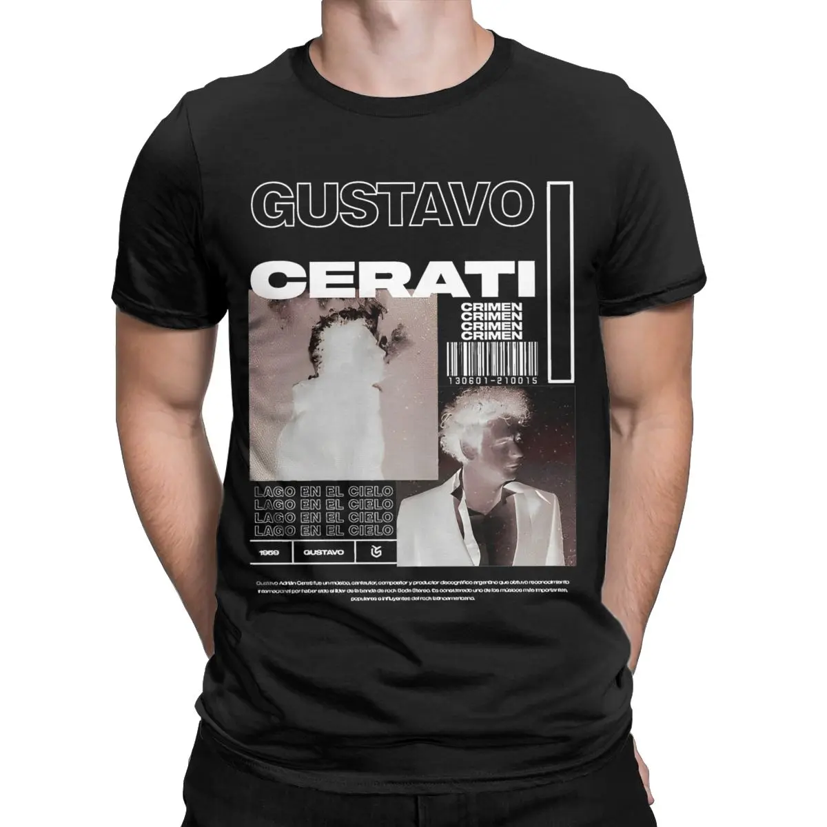 Camiseta-de-Gustavo-Cerati-para-hombres-y-mujeres-ropa-divertida-con ...