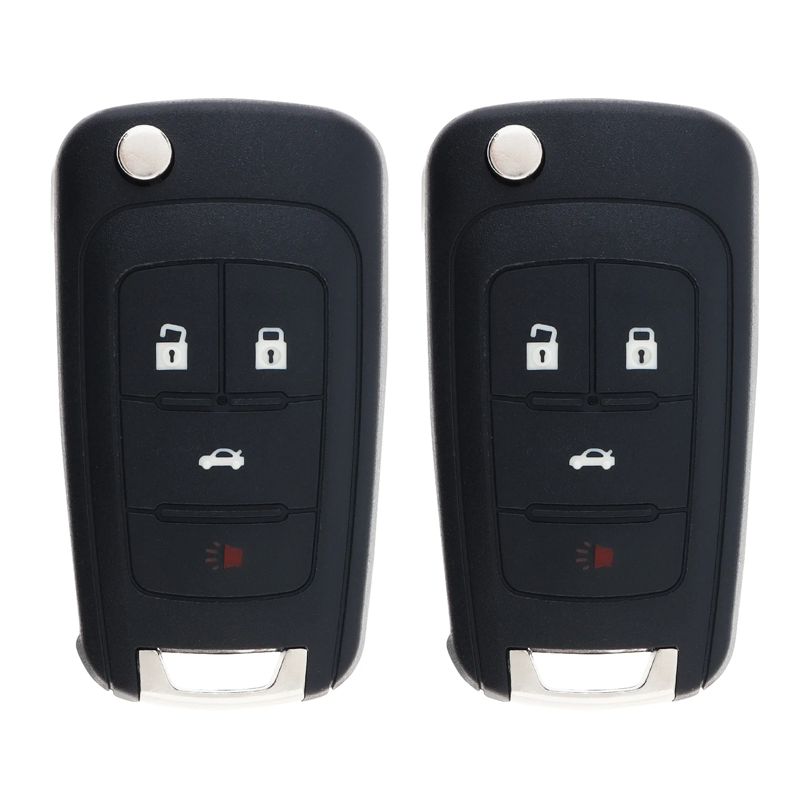 2pcs-4-Buttons-Key-Fob-Cover-Case-Fit-for-Chevy-GMC-Buick-LaCrosse ...