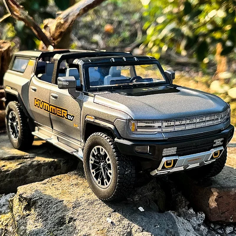 Diecast-Alloy-Model-Car-Miniature-Hummer-EV-Convertible-New-Energy-SUV ...