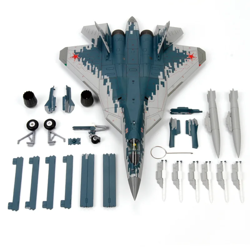 Modelo-de-avi-n-de-aleaci-n-Su57-1-72-Su-57-producto-terminado-regalo ...