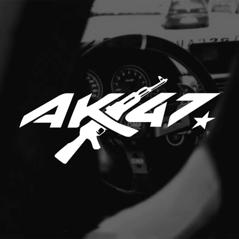 Car front and rear glass car stick triangle window sticker AK creative ...