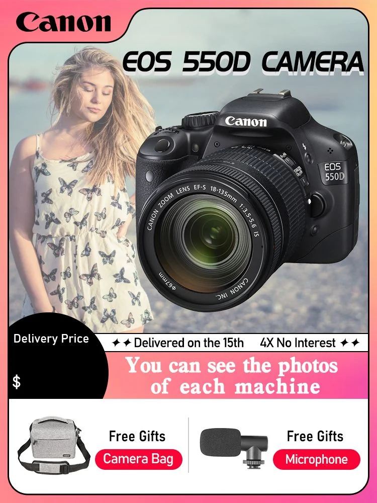 Canon EOS 500D 550D 600D 650D 700D Half-Frame Digital Professional Photo SLR Cameras Half ...