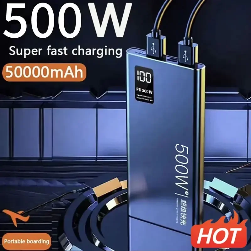 500W-Super-Fast-Charging-Power-Bank-50000Amh-Power-Bank-Compact-Upgraded-Portable-Power-Bank ...