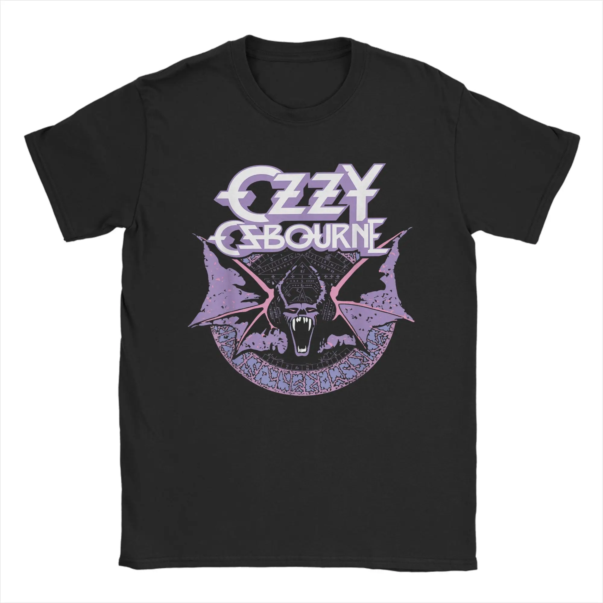 Unique Heavy Metal Rock Ozzy Osbourne Pastel Bat T-Shirts Men O Neck ...