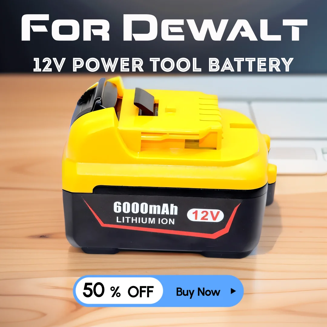 NEW-Power-Tool-Battery-For-Dewalt-Battery-12V-6000mAh-Rechargeable ...