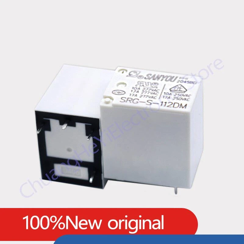 5pcs/lot Sanyou Relay Srg-s-105dm 5vdc Srg-s-112dm 12vdc Srg-s-124dm ...