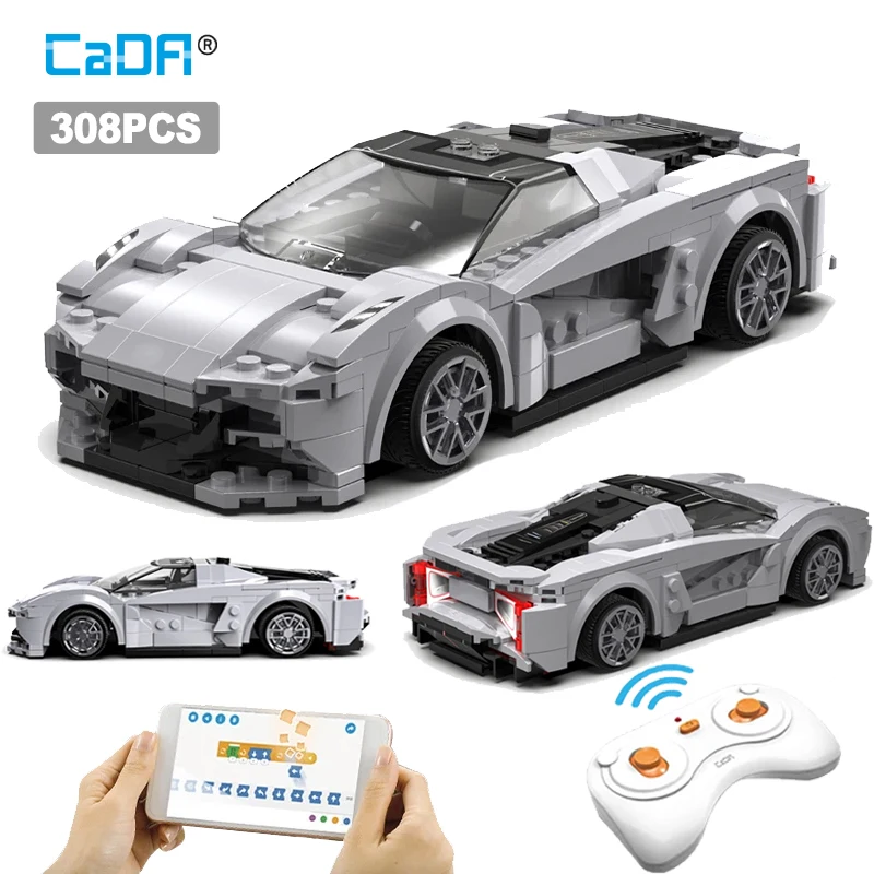 Cada-APP-Programming-Remote-Control-Sports-Car-Building-Blocks-City-RC ...