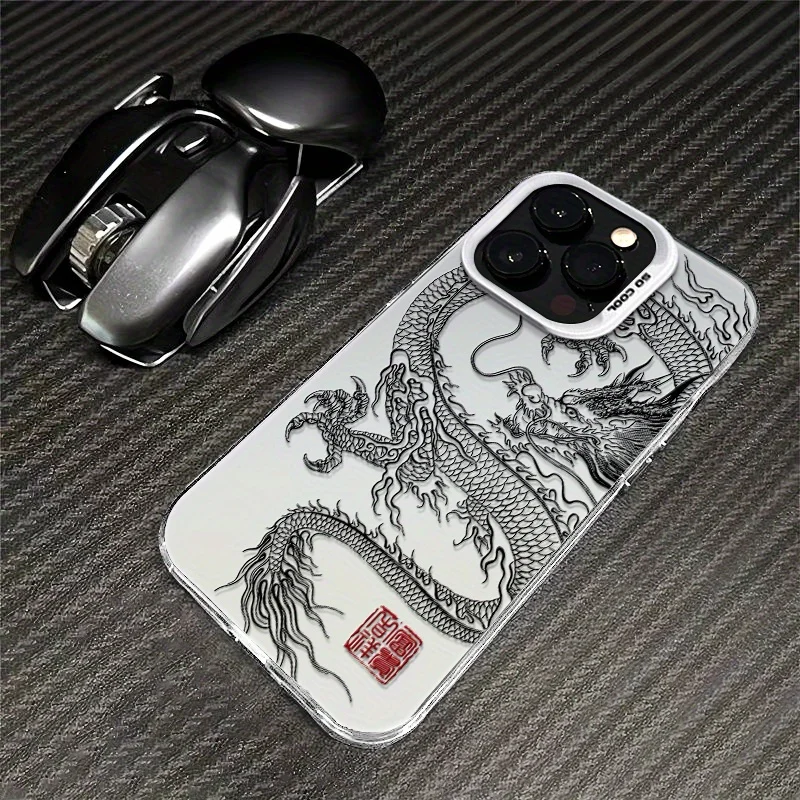 Men's Trend Matte XR Black Line Phone Case for iPhone 16 Pro 17 Pro 14 ...