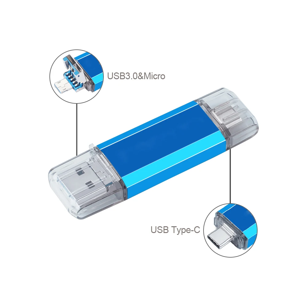Pendrive OTG tipo C, unidad Flash, 128 GB, 64 GB, 32 GB, 16 GB, 3,0| | - AliExpress