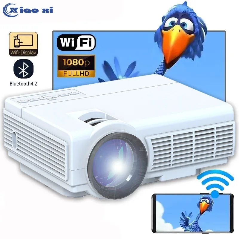 MINI-Portable-Projector-Home-Entertainment-Theater-WIFI-Sync-HD-1080P ...