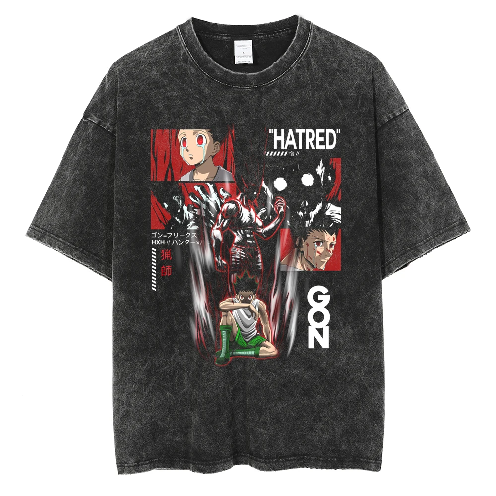 Men-Hip-Hop-Streetwear-Washed-T-shirt-Black-Loose-Vintage-Anime-Graphic ...