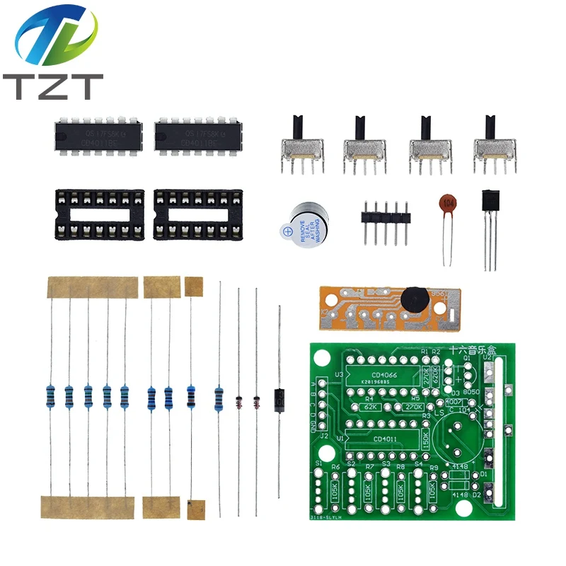 DIYTZT-16-Music-Sound-Box-BOX-16-Board-16-Tone-Electronic-Module-DIY ...