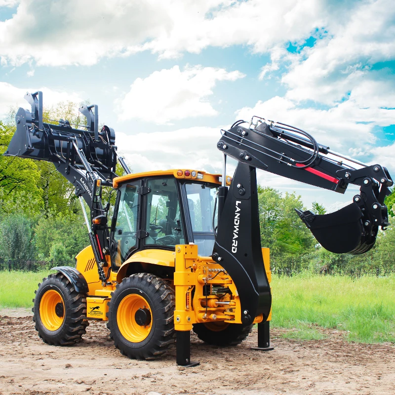 Agricultural-Small-Backhoe-Tractor-Production-4WD-Home-Use-High-Power ...