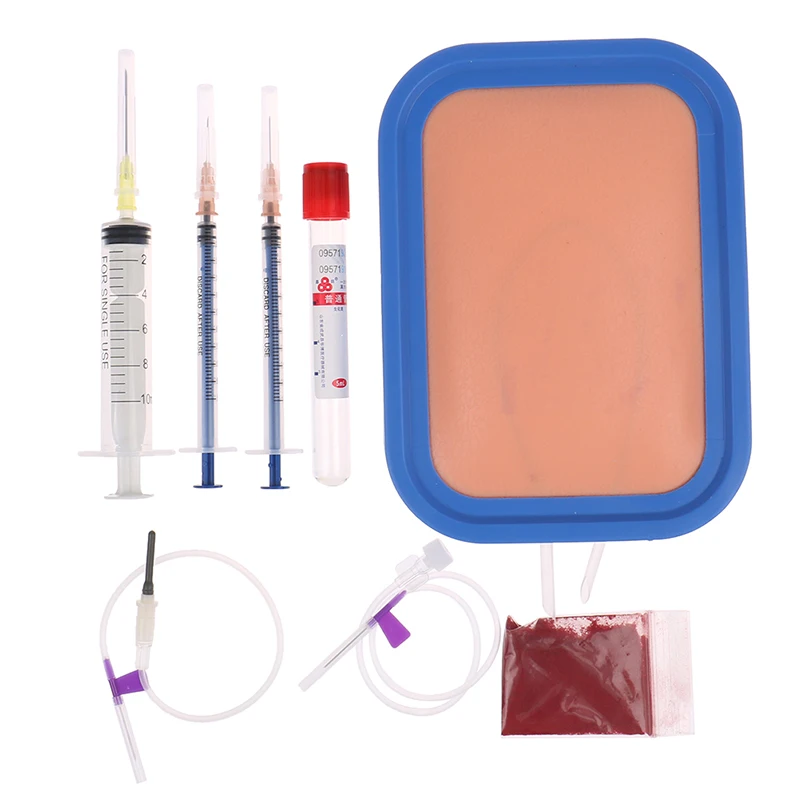 Practical-Venipuncture-Injection-Silicone-Training-Pad-Human-Pad-Moudel ...