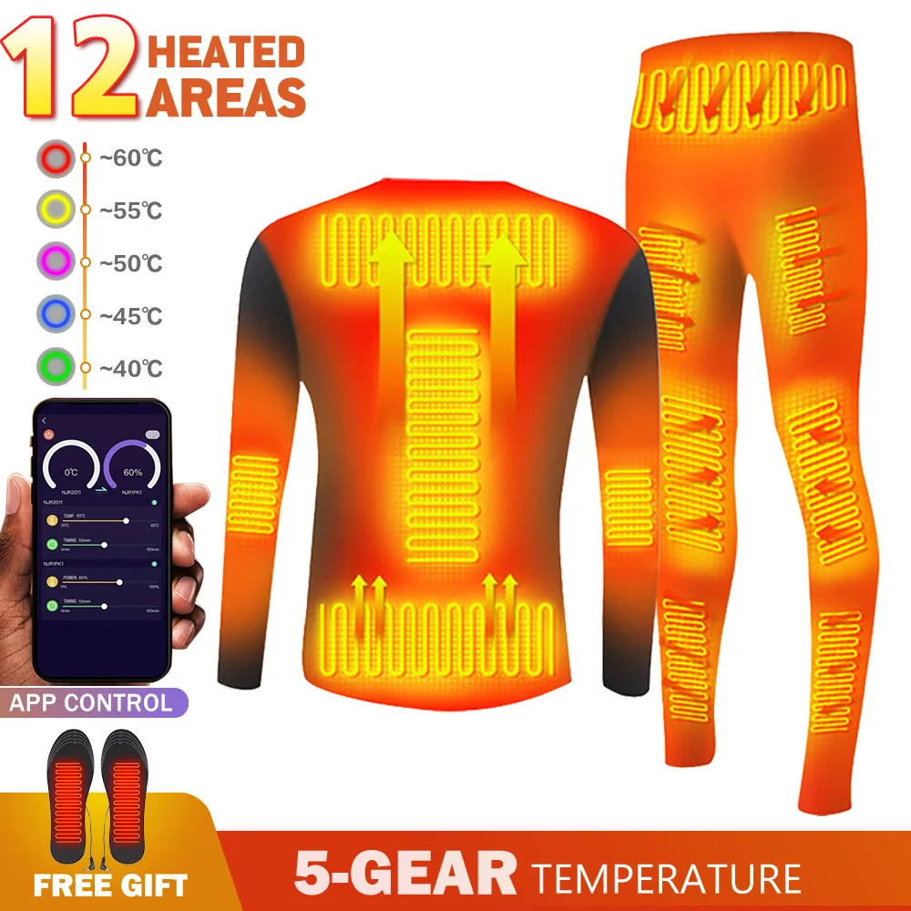 Heated-Underwear-Winter-Heating-Underwear-Suit-Smart-Phone-APP-Control ...