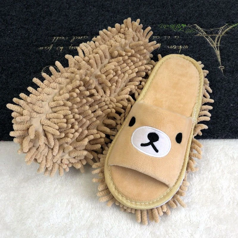 Lazy Mopping Slippers Microfiber Cleaning Floor Dust Cleaning Shoes ...
