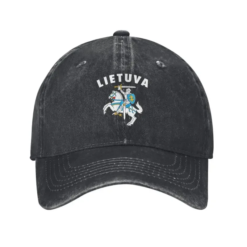 Custom Cotton Lietuva Lithuania Coat Of Arms Baseball Cap Sun ...