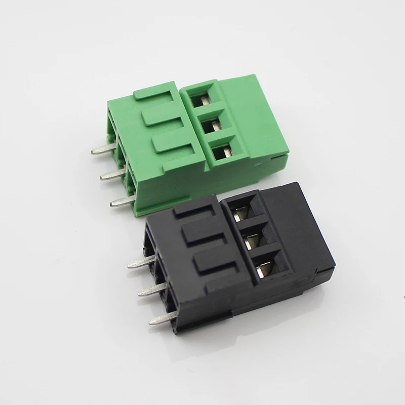 black-GREEN2P-3P-PCB-SCREW-TERMINAL-BLOCKS-DG500H-5-0mm-EEK500V-KF128H ...