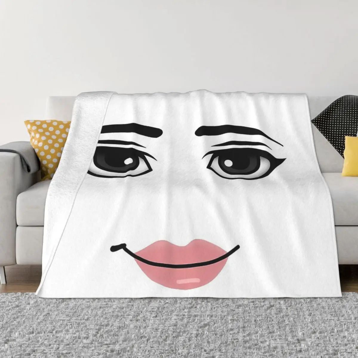 Meme-Blanket-Flannel-Spring-Autumn-Woman-Face-Warm-Throws-For-Winter ...