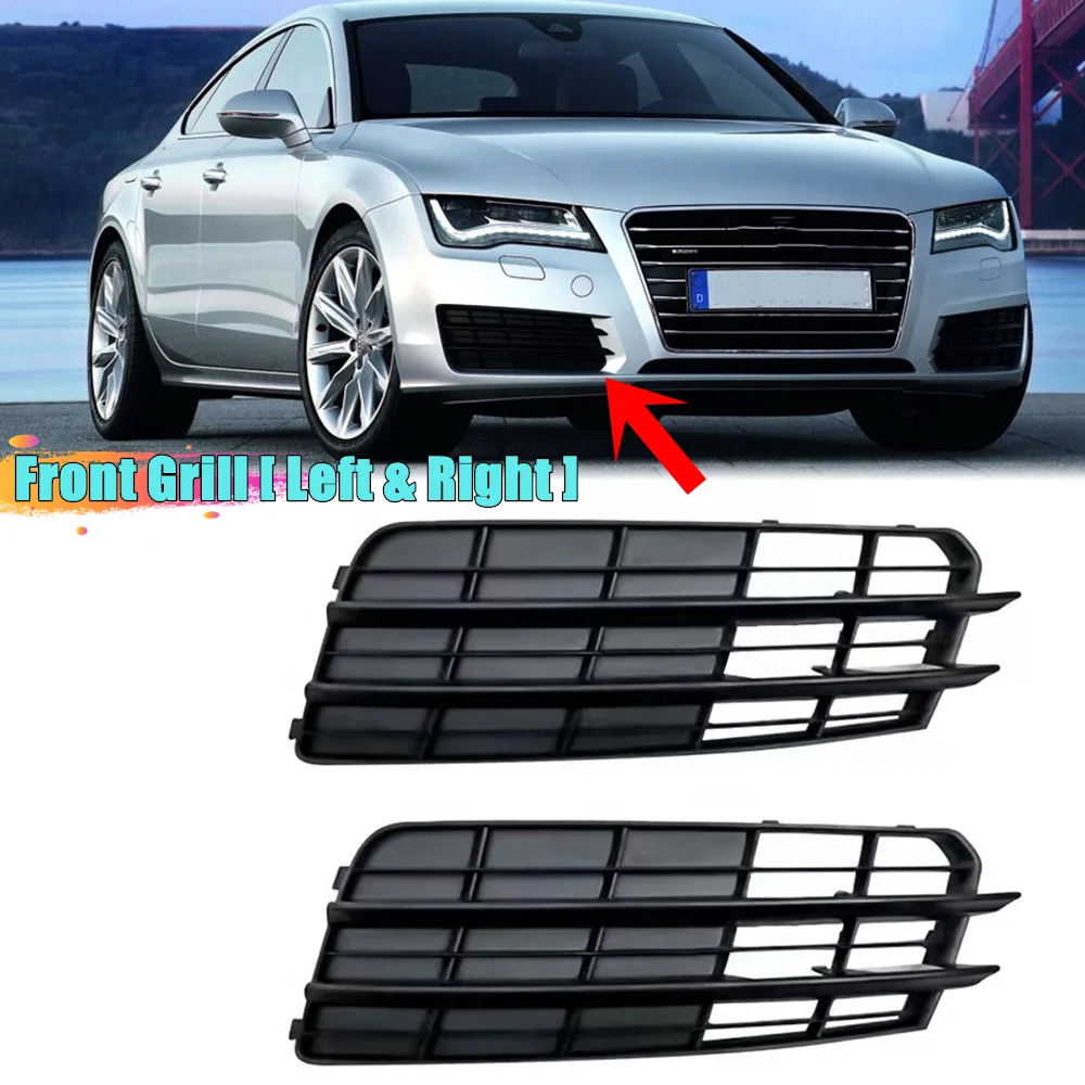Car-Front-Fog-Light-Grille-Cover-Trim-Left-Right-Fog-Lamp-Grill-For ...