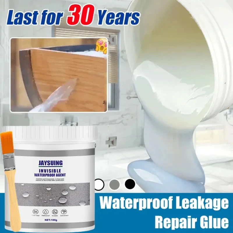 Waterproof Paint 30/100/300g Family Toilet Leak Proof Nano Spray Glue ...