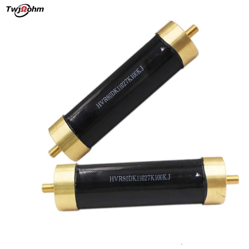 HVR80DK11027 Metal 50W Glass Glazed Resistor 100KJ Ohm High Frequency ...