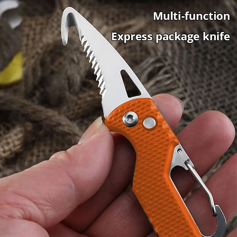1 Stück orange tragbare multifunktion ale Express Paket messer ...