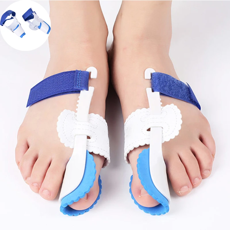 2pcs Splint Big Toe Straightener Corrector Foot Pain Relief Hallux ...