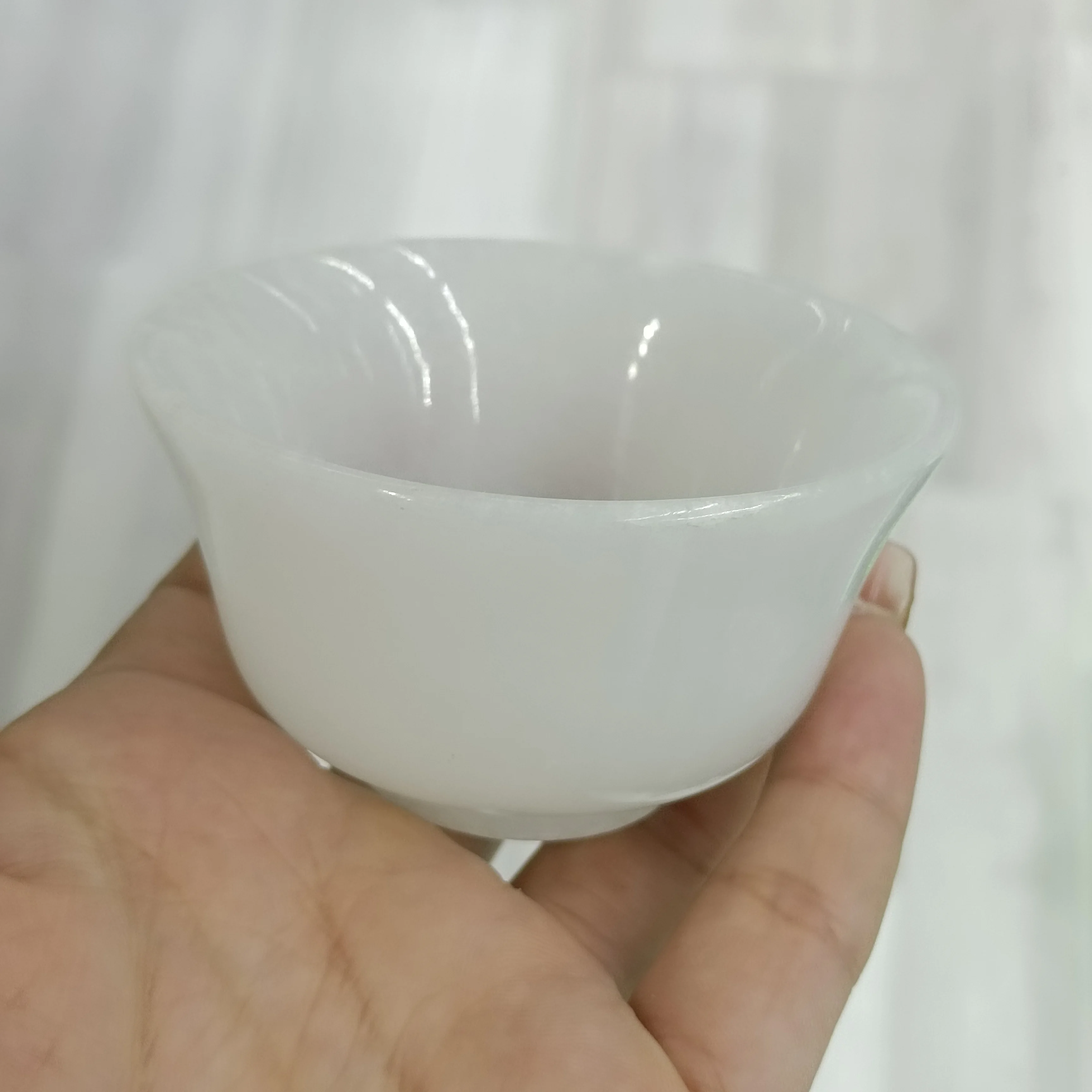 6cm-1pc-Natural-Crystal-White-Jade-Teacup-Health-Teaware-Carving-Stone ...