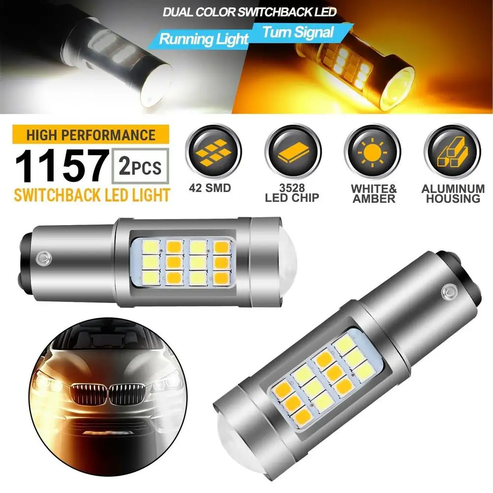 2pcs-Aluminum-Car-Bulb-1157-LED-Turn-Signal-Light-DRL-Parking-Bulbs ...
